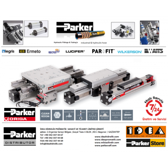 PARKER ORIGA OSPP400010001765000000000 FKM +120'C RODLESS