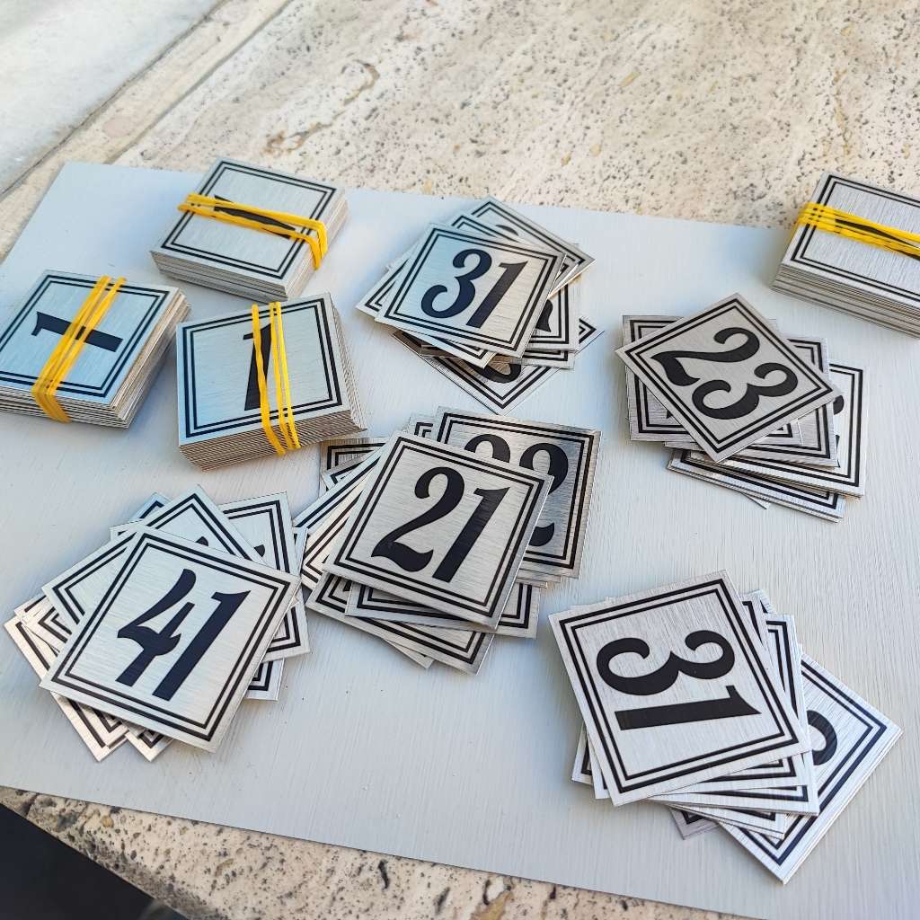 KAPI NUMARASI,METAL KAPI NUMARASI, KAPI NUMARATÖR,