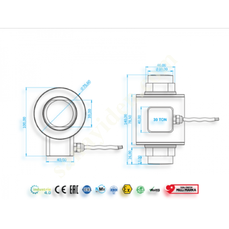 TSF PRINT TYPE LOAD CELL