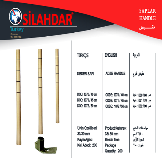 DAYANIKLI KESER SAPİ - ERGONOMİK VE GÜVENLİ KULLANIM İÇİN İDEAL